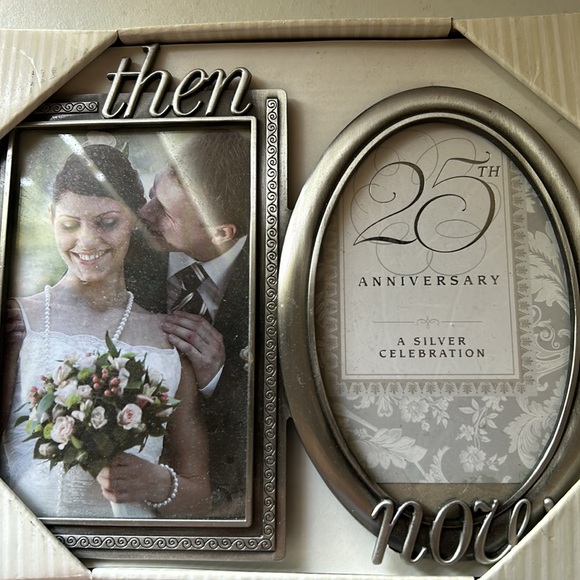 Fetco | Accents | Fetco Home Decor Nib Pewter Photo Frame 25th ...